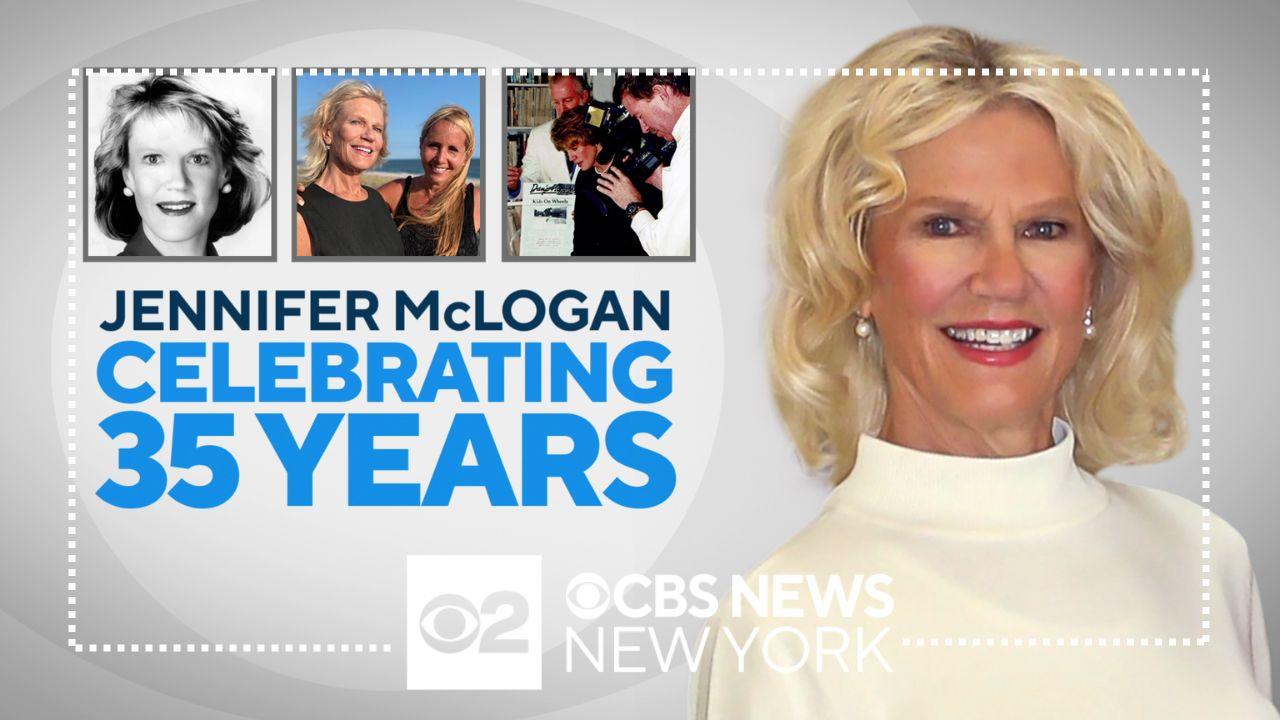 Reporter Jennifer McLogan celebrates 35 years with CBS New York - CBS ...