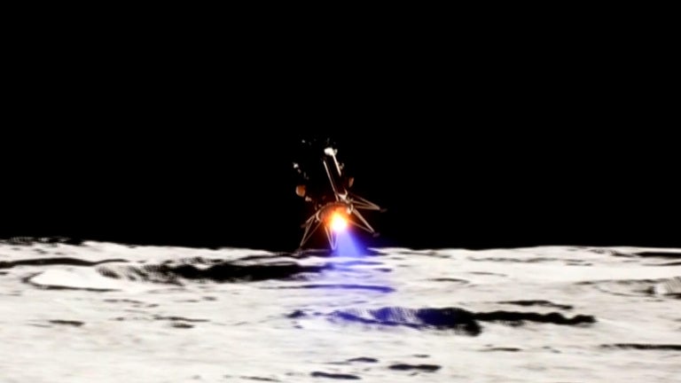 First U.S. moon landing since 1972 as private spacecraft touches down on lunar surface - CBS News