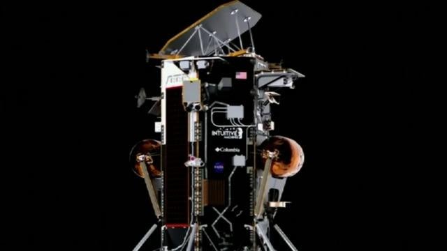 Odysseus moon lander tipped over onto its side during touchdown, company says - CBS News