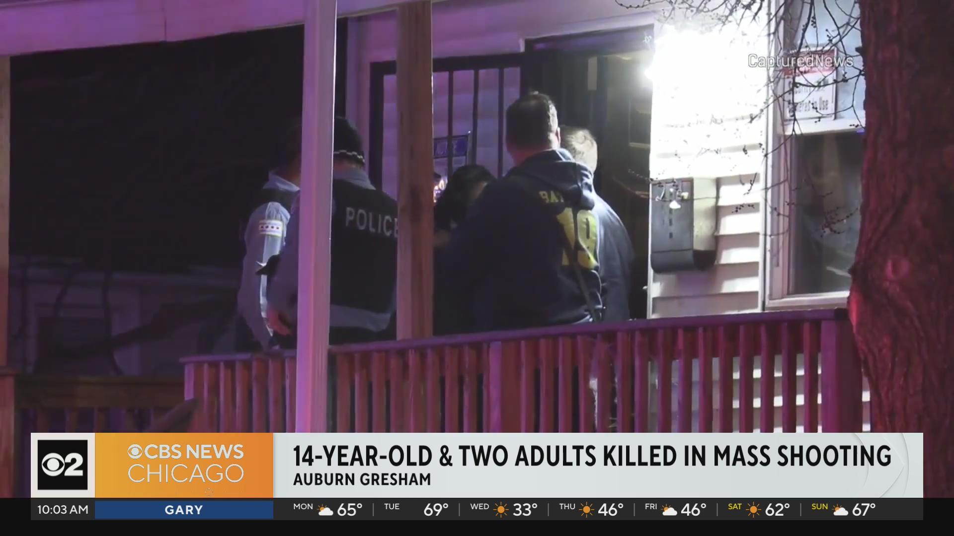 Teen among three killed in mass shooting on Chicago's South Side - CBS ...