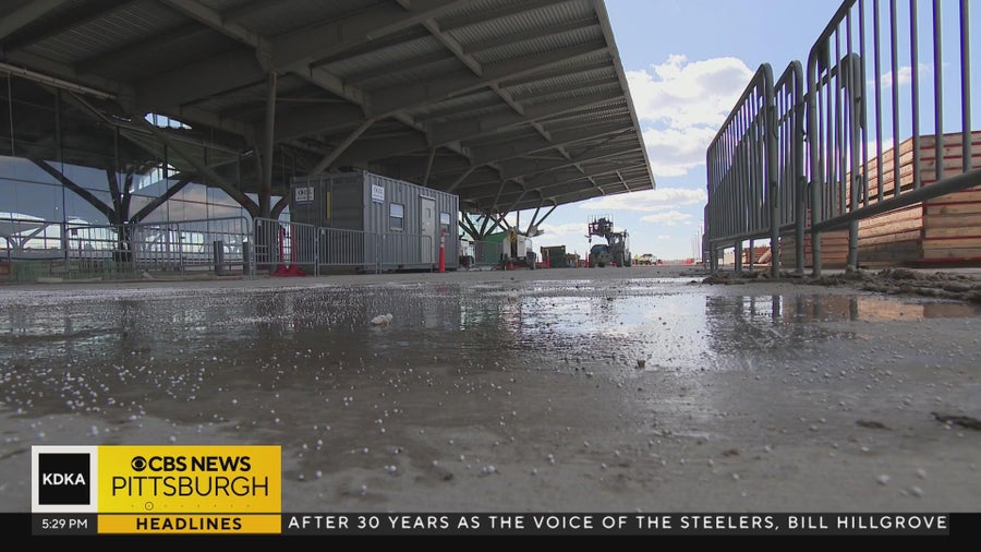 Construction of $1.4 billion Pittsburgh International Airport terminal ...