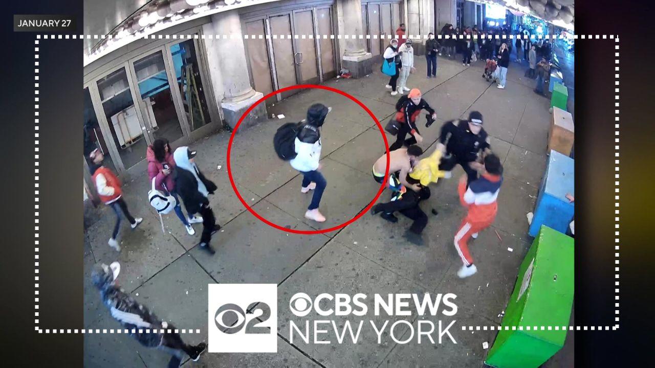 Charges dropped against 1 defendant in Times Square police attack ...