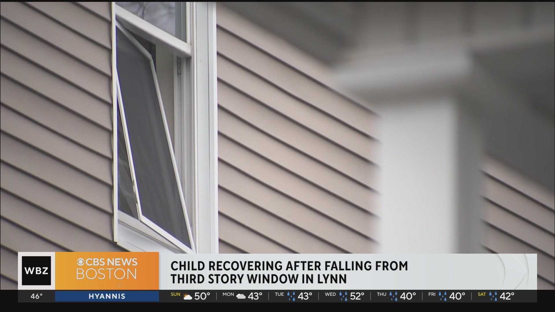 Child falls out third story window, lands on parked car at ...