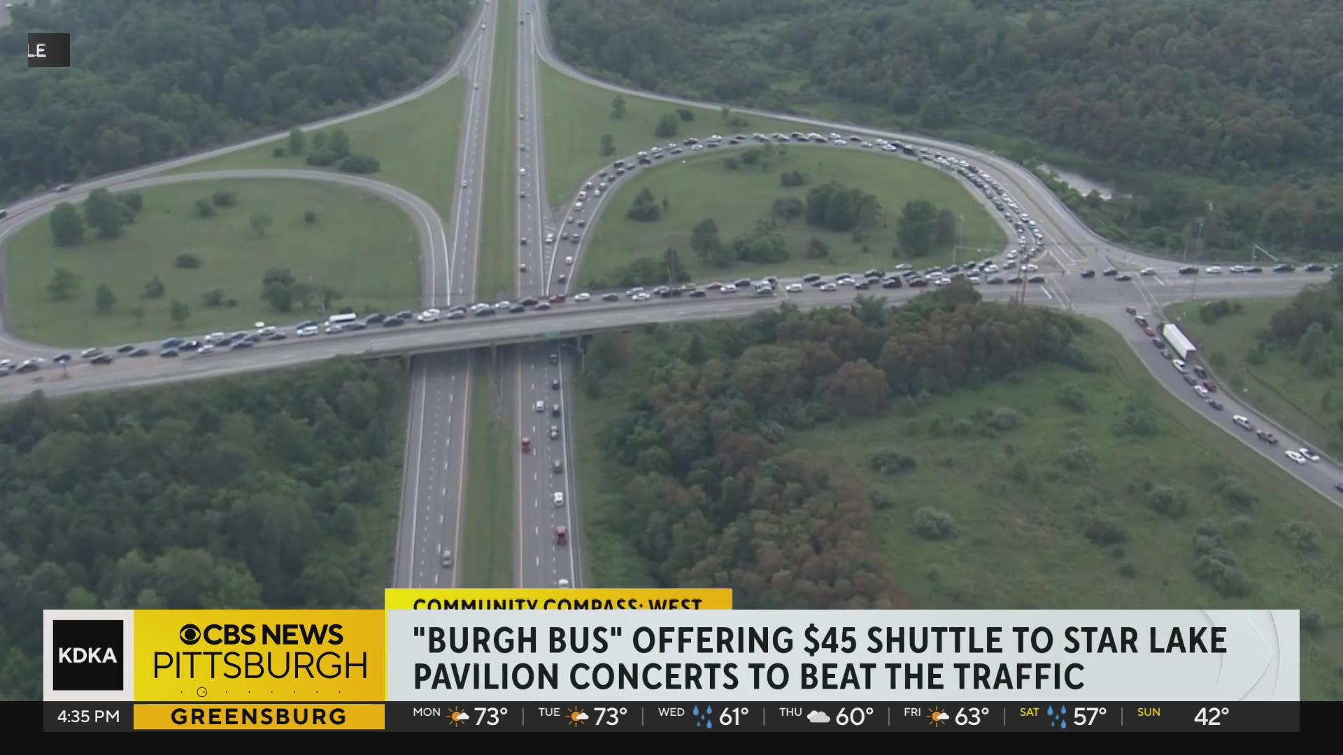 'Burgh Bus' offering $45 shuttle to Pavilion at Star Lake concerts to ...