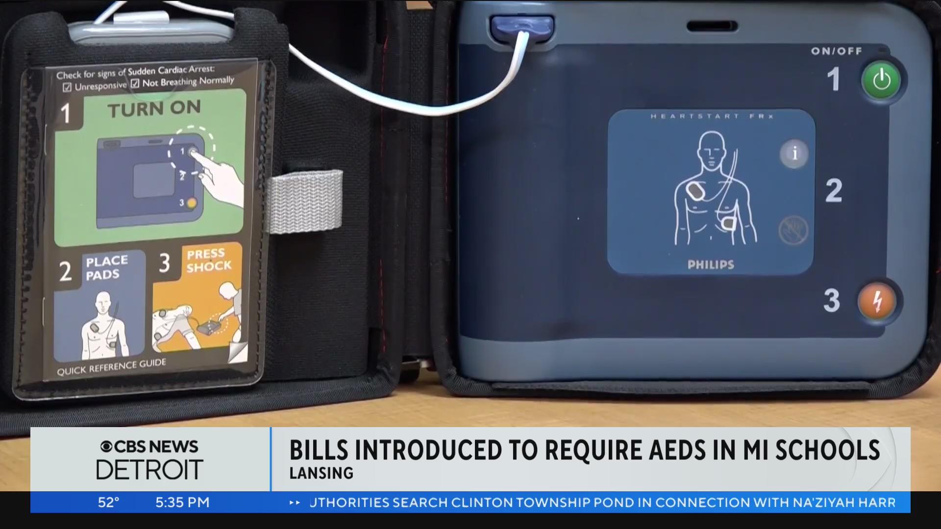 New legislation aims to get AEDs and training to all Michigan schools ...