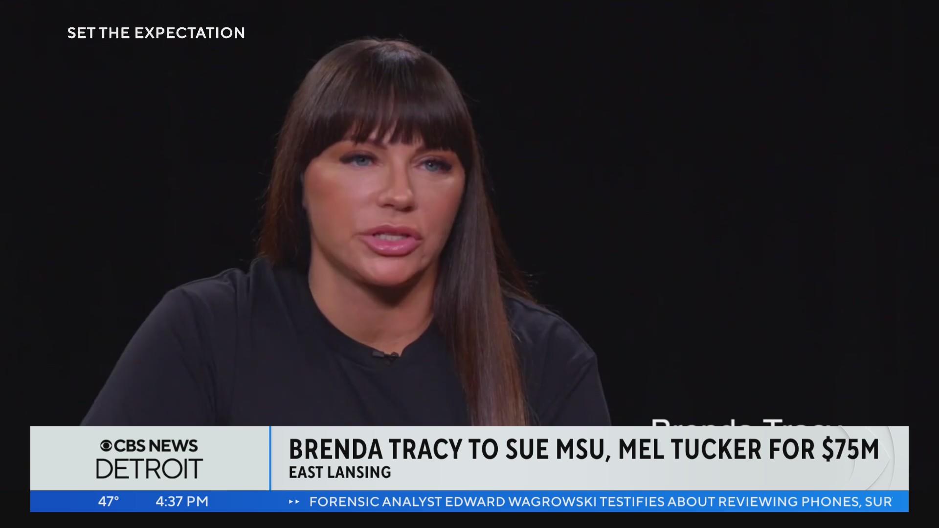Brenda Tracy to sue Michigan State University, Mel Tucker for $75 ...