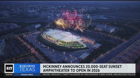 20,000 seat concert venue set to open in McKinney - CBS Texas