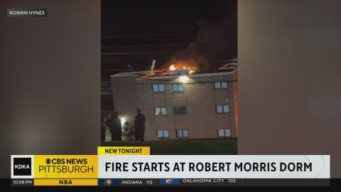 Crews respond to fire at Robert Morris University residence hall - CBS ...