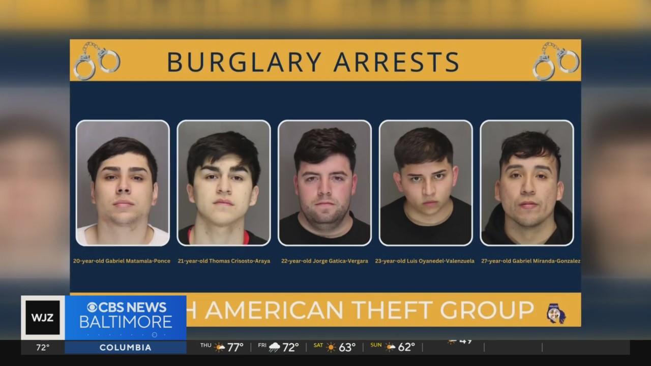 South American Theft Group members suspected of burglaries in Maryland ...