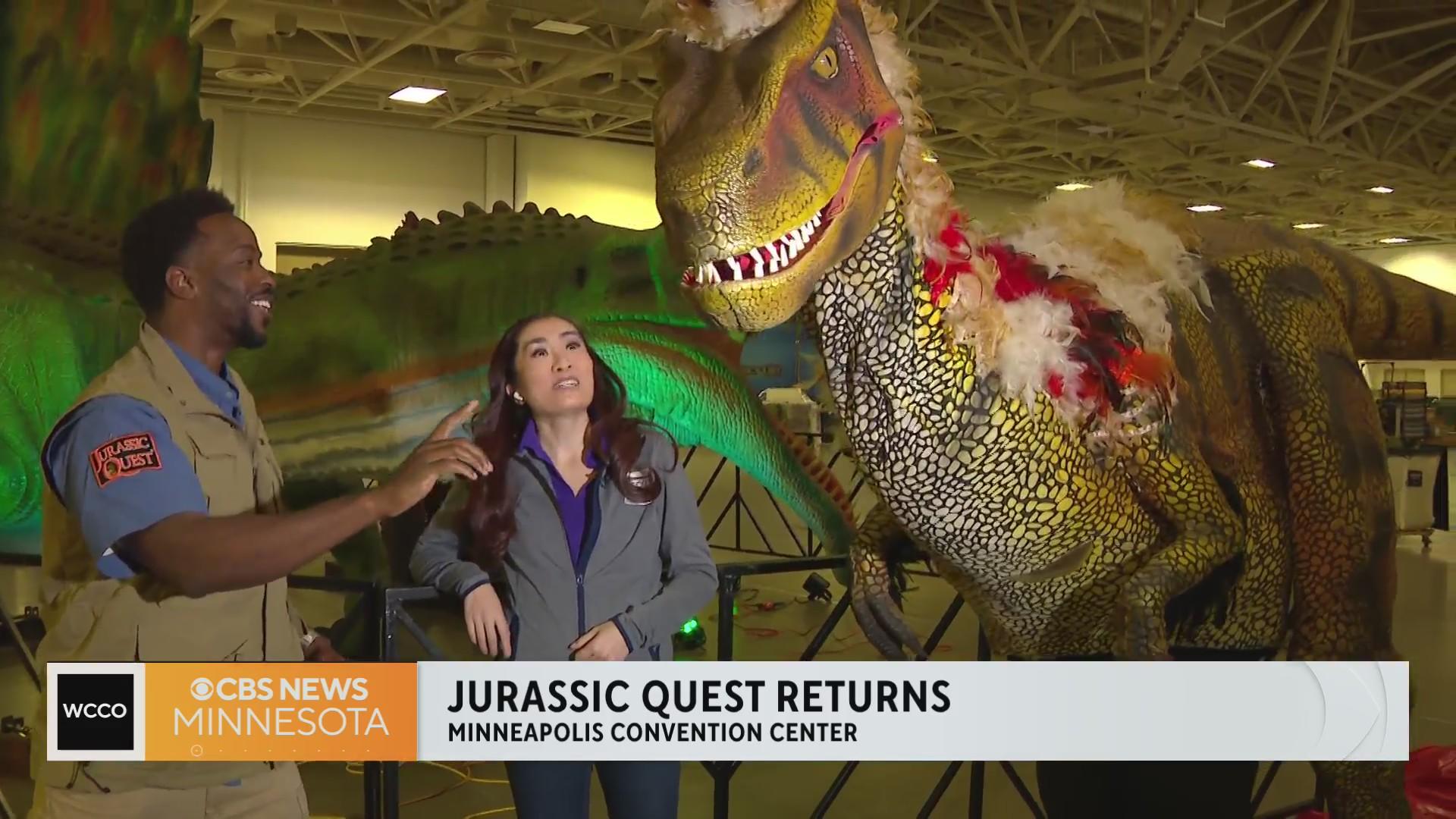 Jurassic Quest returns to Minneapolis Convention Center - CBS Minnesota