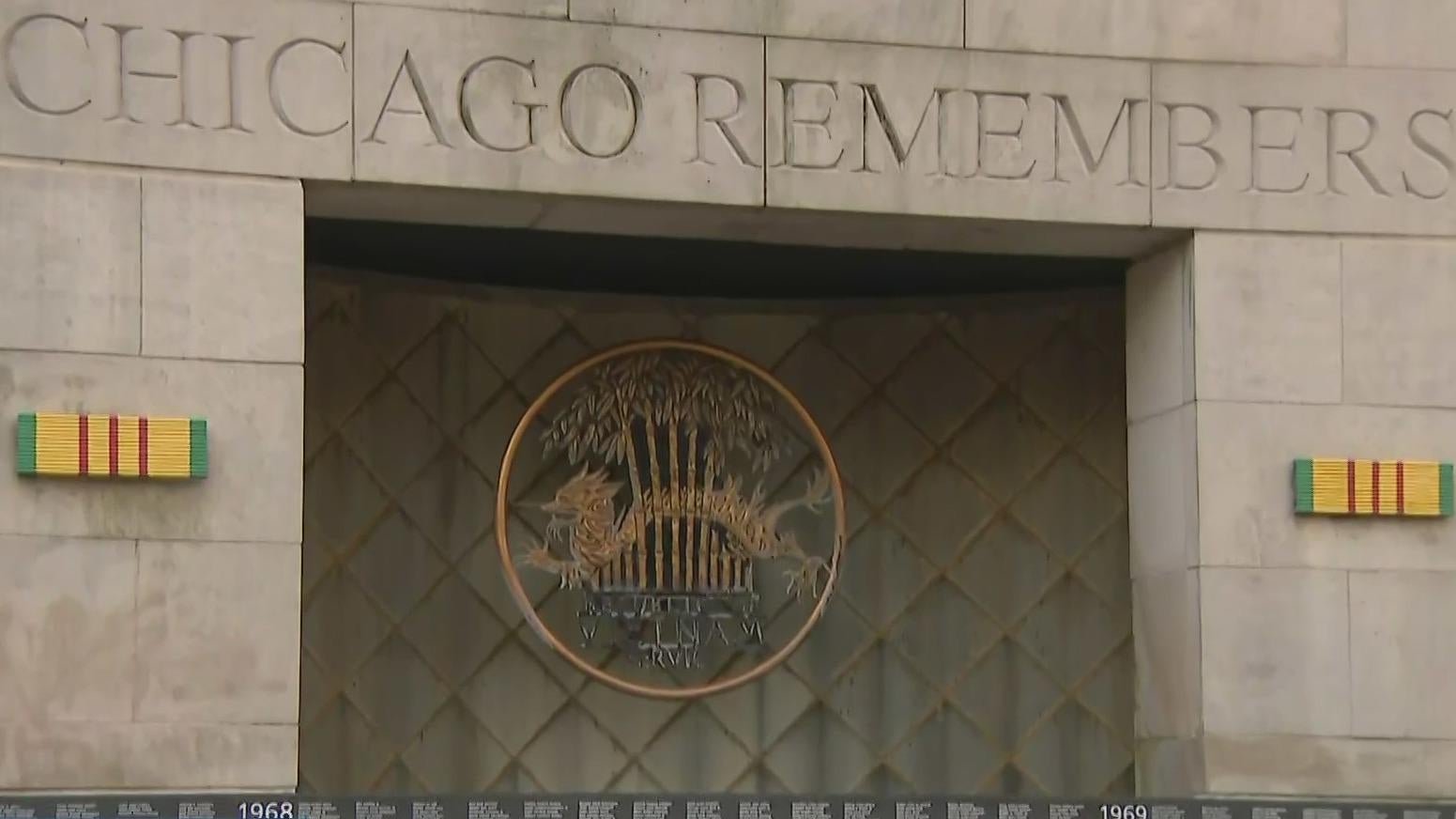 Vietnam Veterans Memorial restored along Chicago Riverwalk - CBS Chicago