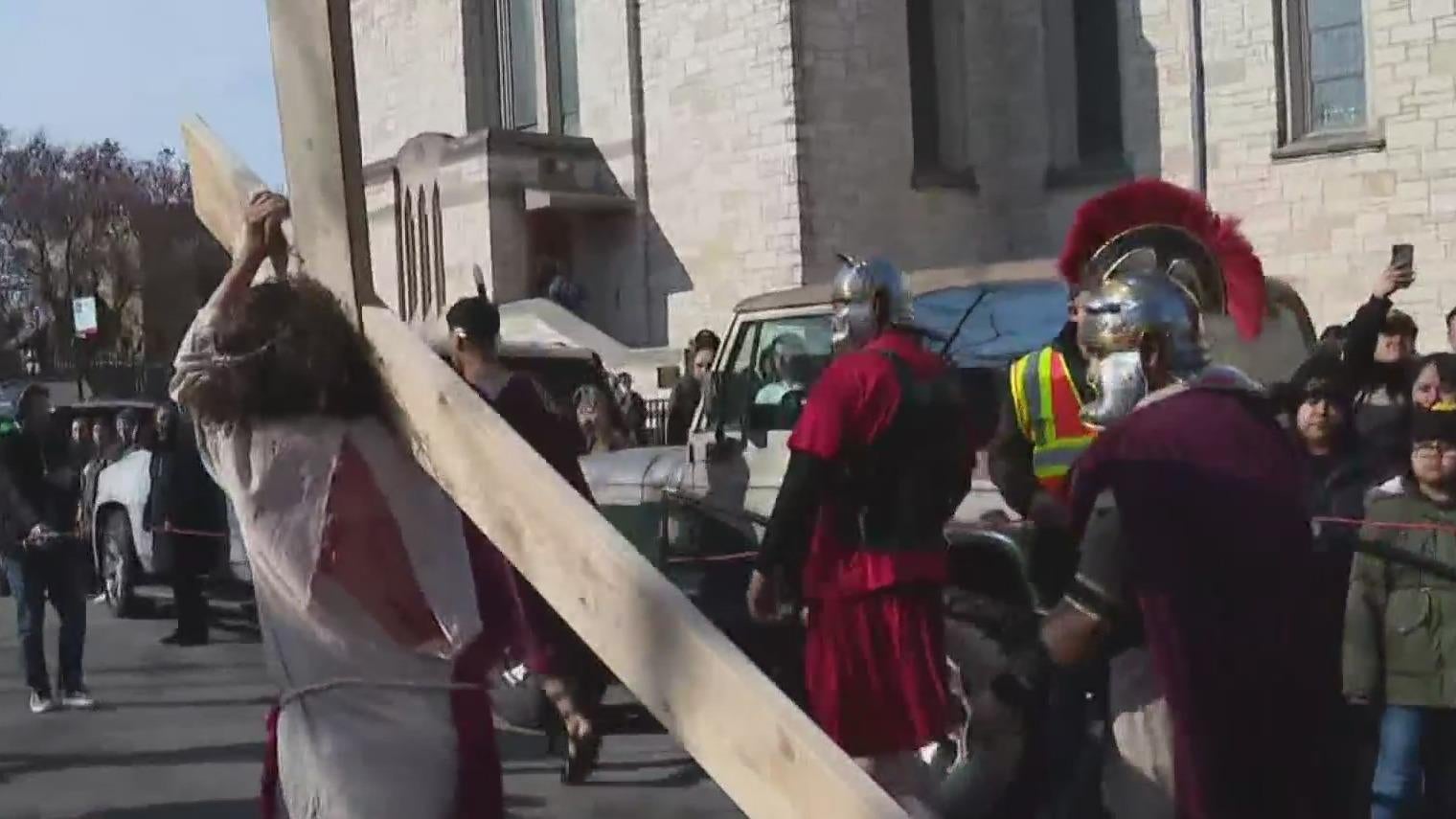 Chicago parishioners participate in Good Friday Stations of the Cross ...