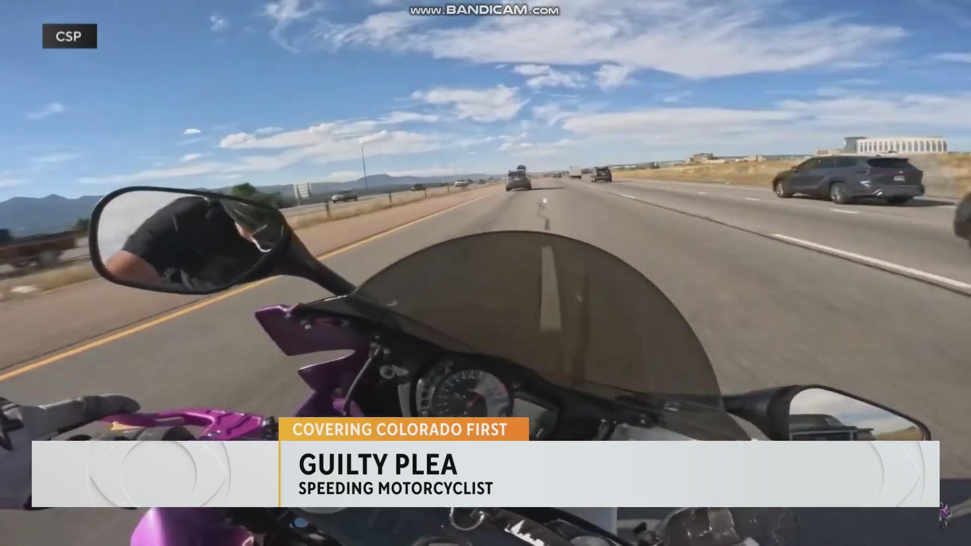 Texas man pleads guilty after motorcycle sprint from Colorado Springs ...