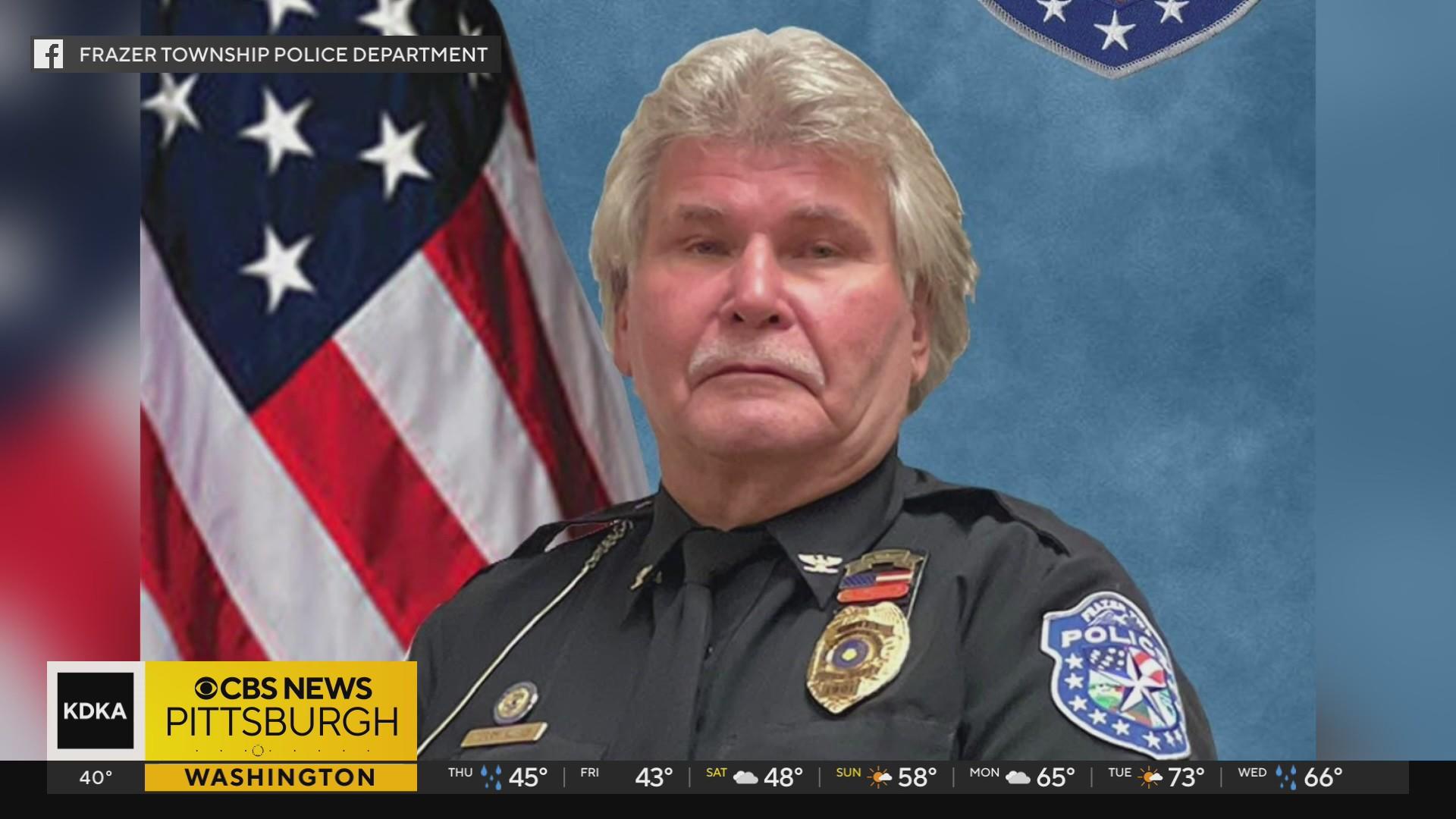 Frazer Township community remembers police chief - CBS Pittsburgh
