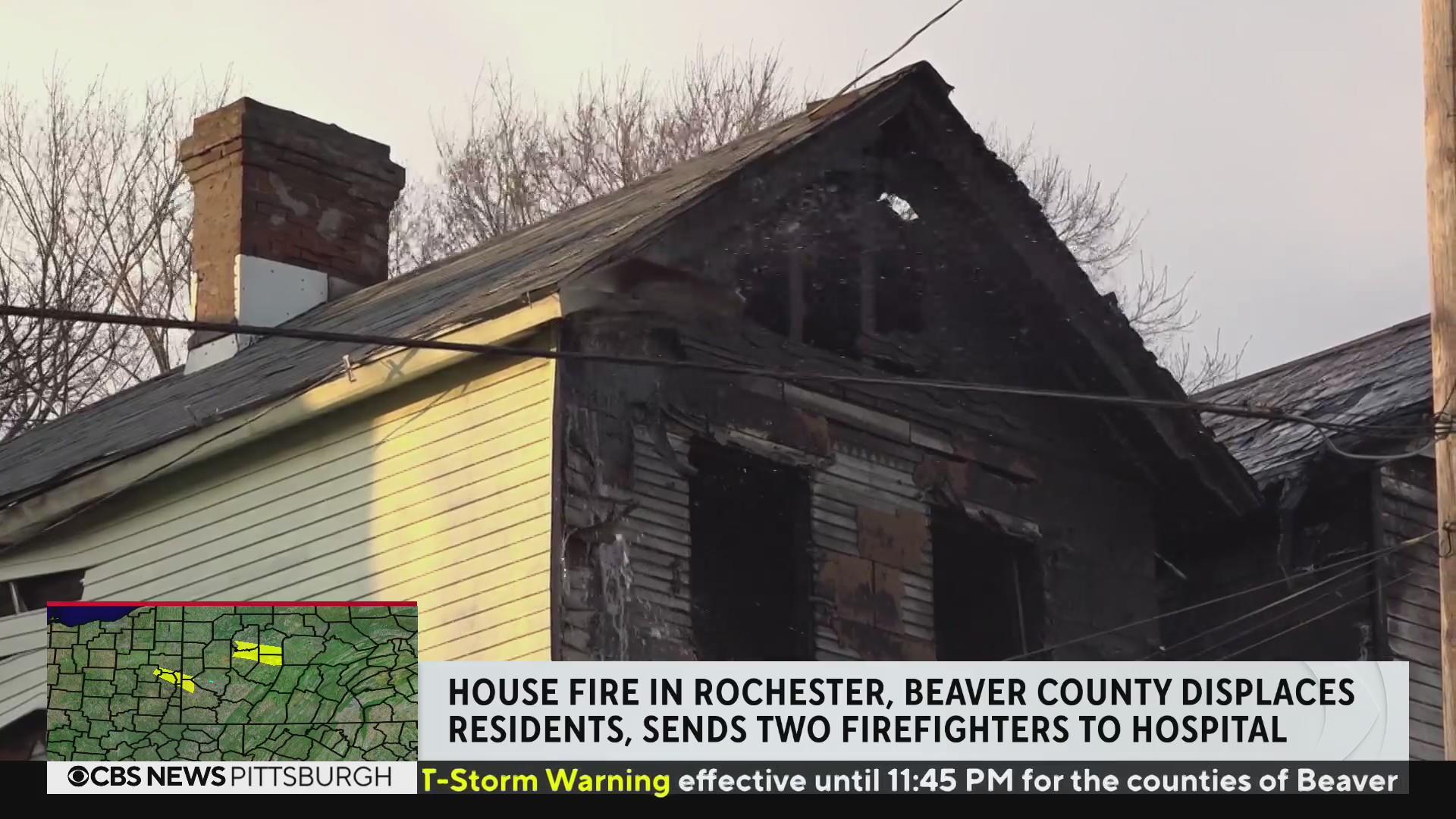 Massive fire in Beaver County rips through multiple homes, hospitalizes ...