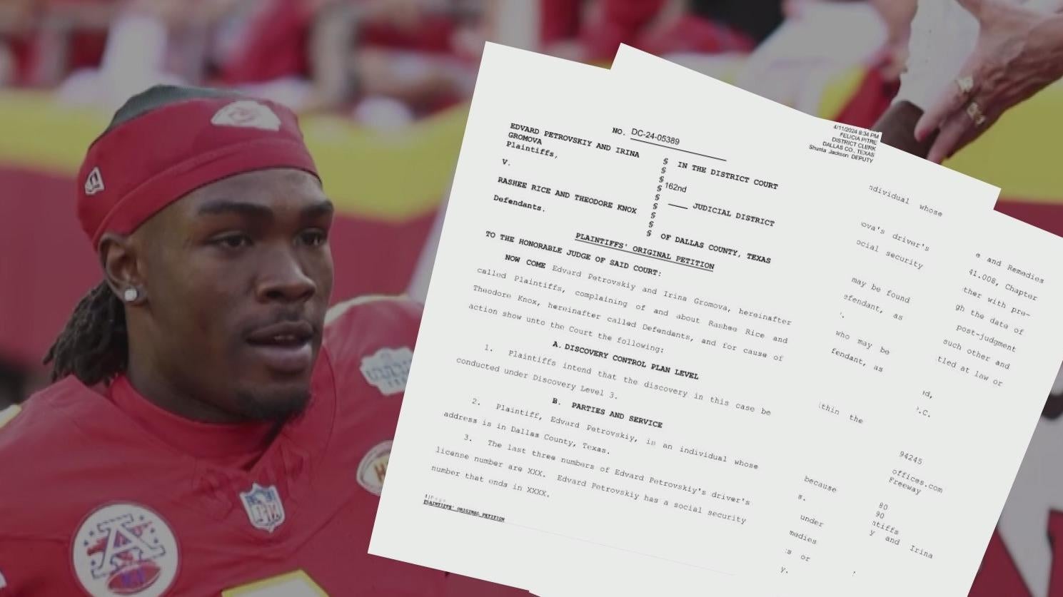 Rashee Rice crash: Lawsuit details victims' injuries - CBS Texas