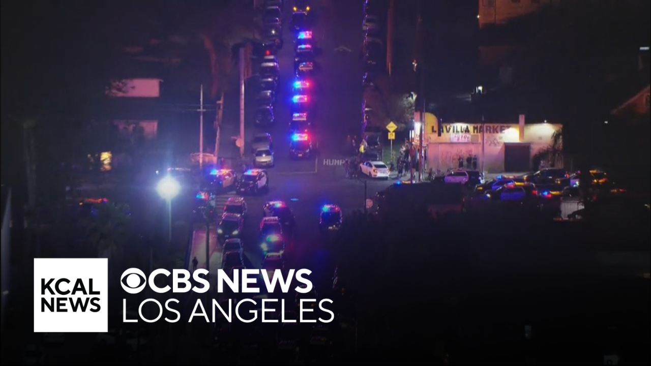 LAPD officers injured after brawl near Slauson Recreation Center - CBS ...