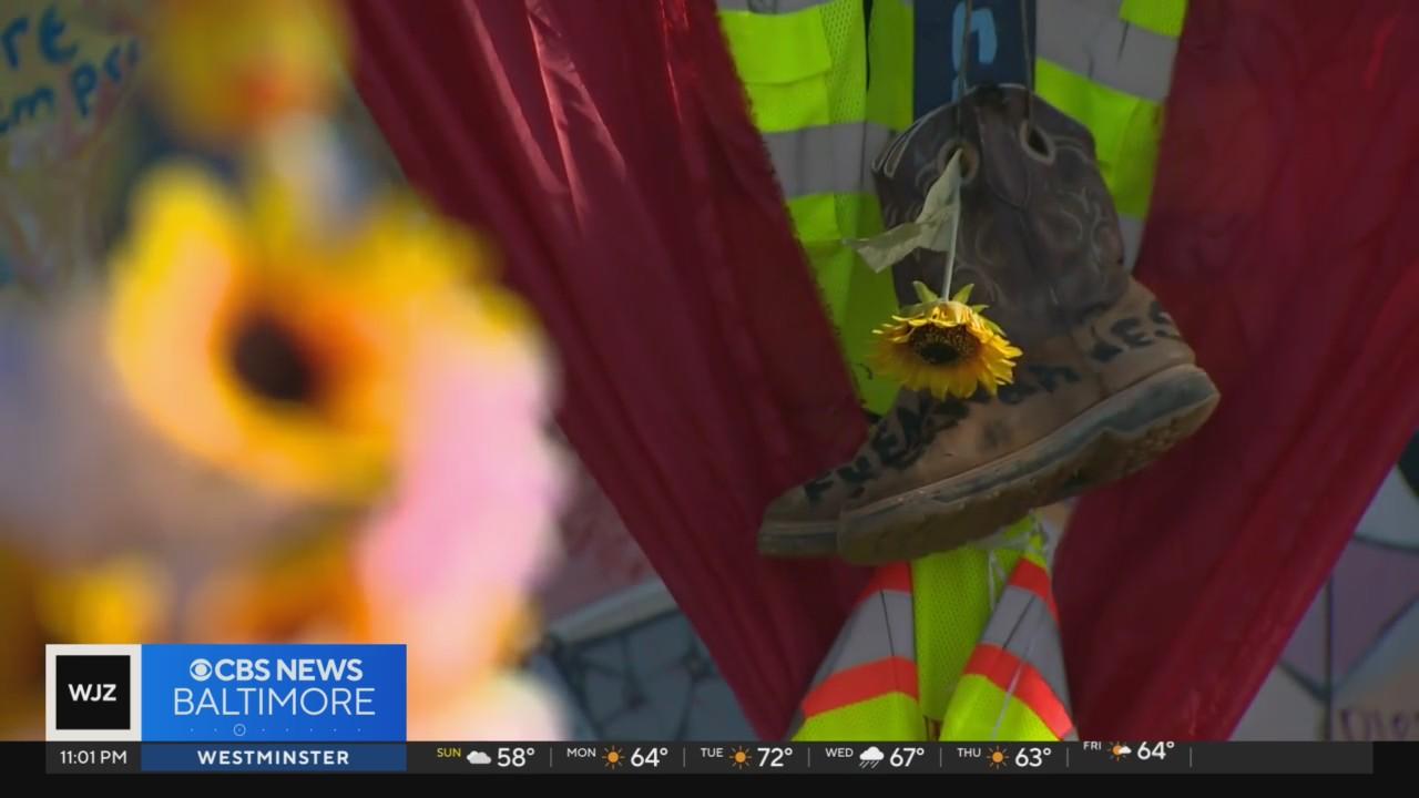 Memorial built in honor of the six construction workers killed in the ...