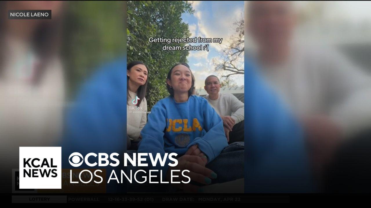 Los Angeles high school student's reaction to college rejection letter ...