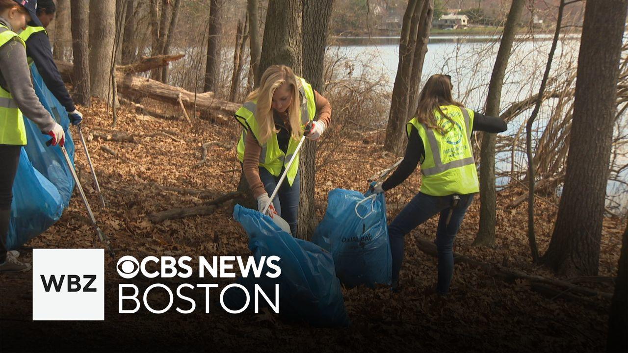 Non-profit, "Keep Massachusetts Beautiful" cleaning up tons of trash ...