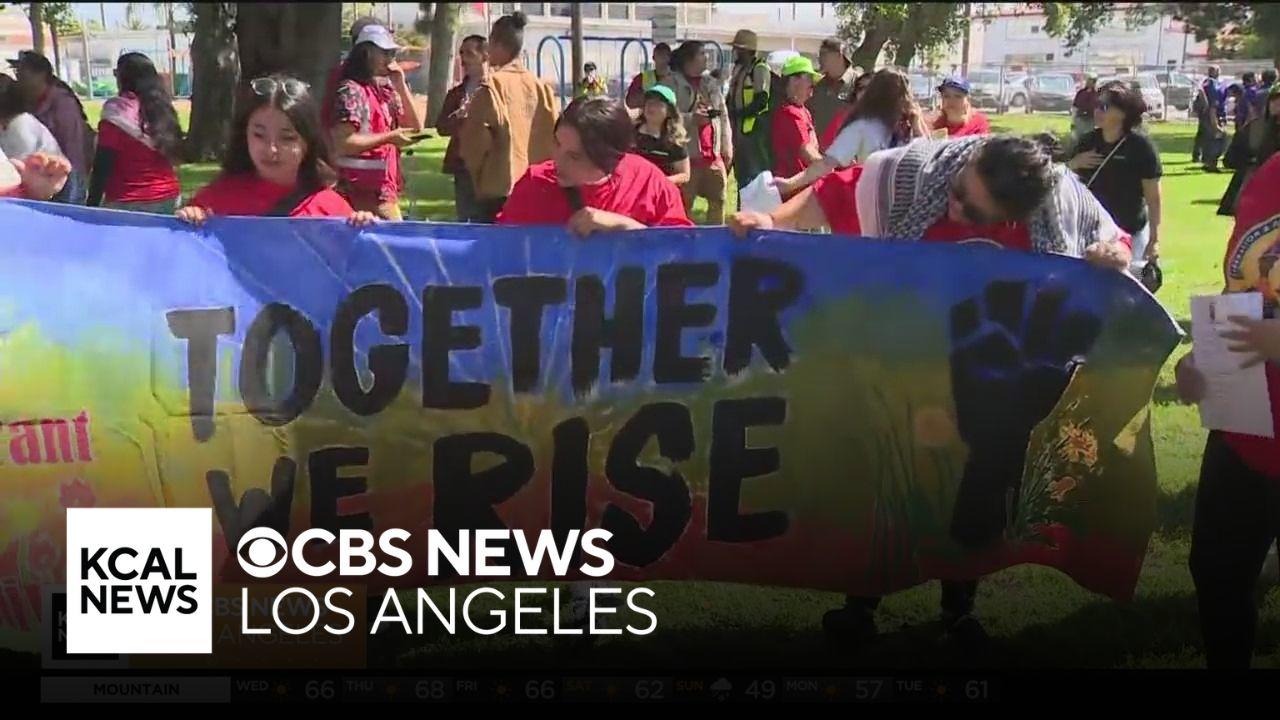 May Day rallies and marches across Southern California support workers ...