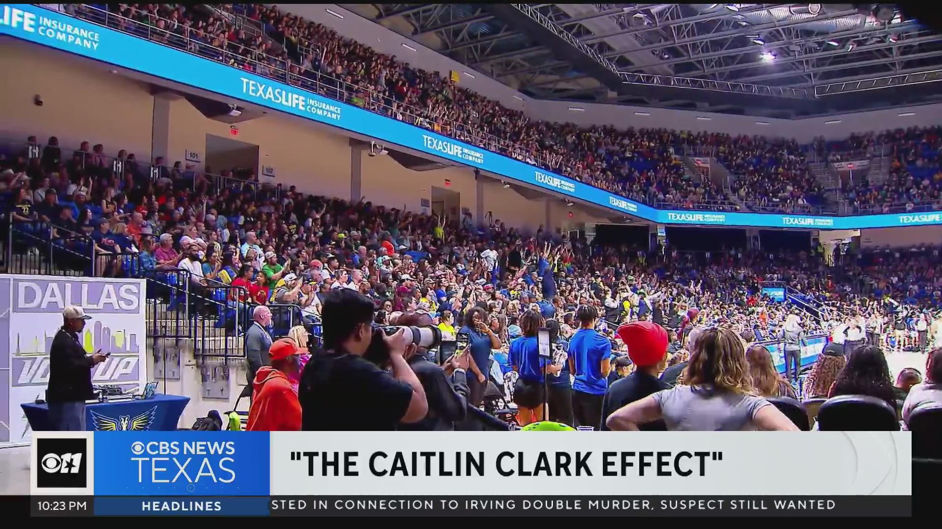 Fans in North Texas flock to see star in her WNBA debut: "The Caitlin ...