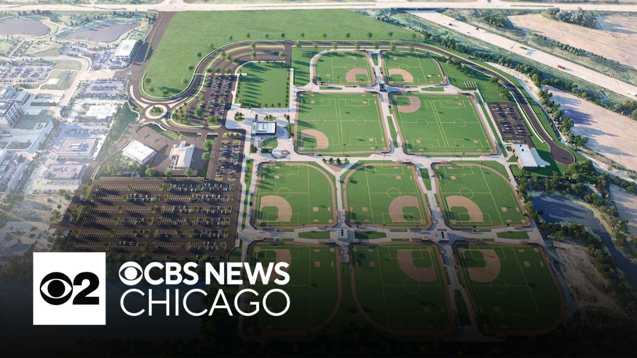 Chicago suburb breaks ground on new 100-acre sports complex - CBS Chicago