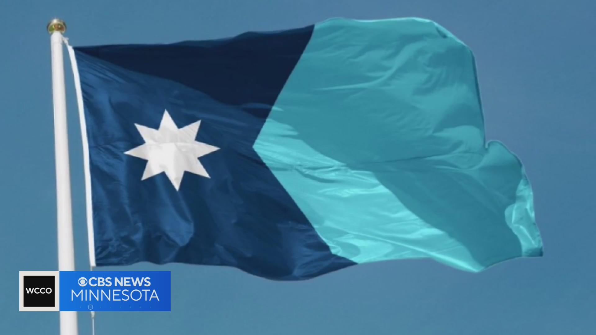 Minnesota's new state flag is flying high on this year's Statehood Day ...