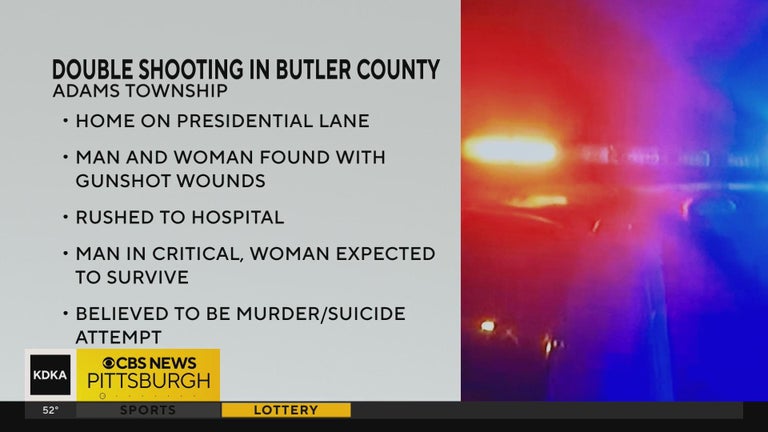 2 people hospitalized after shooting in Butler County - CBS Pittsburgh
