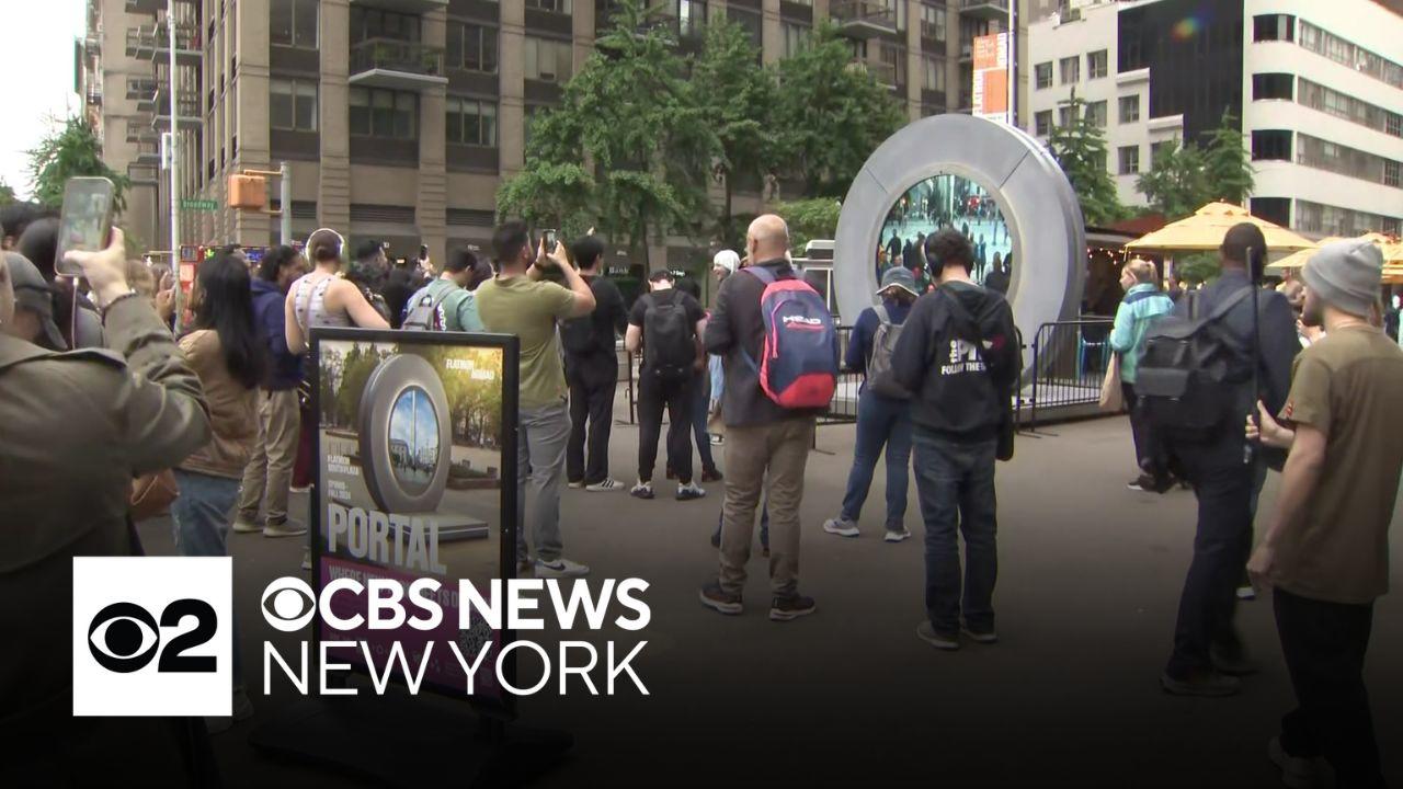"The Portal" art installation connecting NYC to Dublin, Ireland has ...
