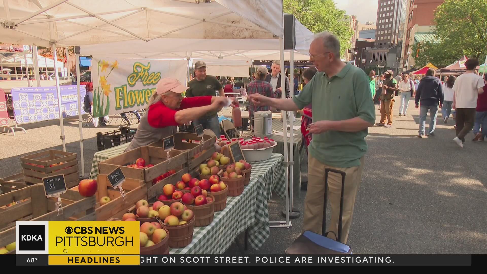 Market Square farmers' market opens for the 20th year in Pittsburgh ...