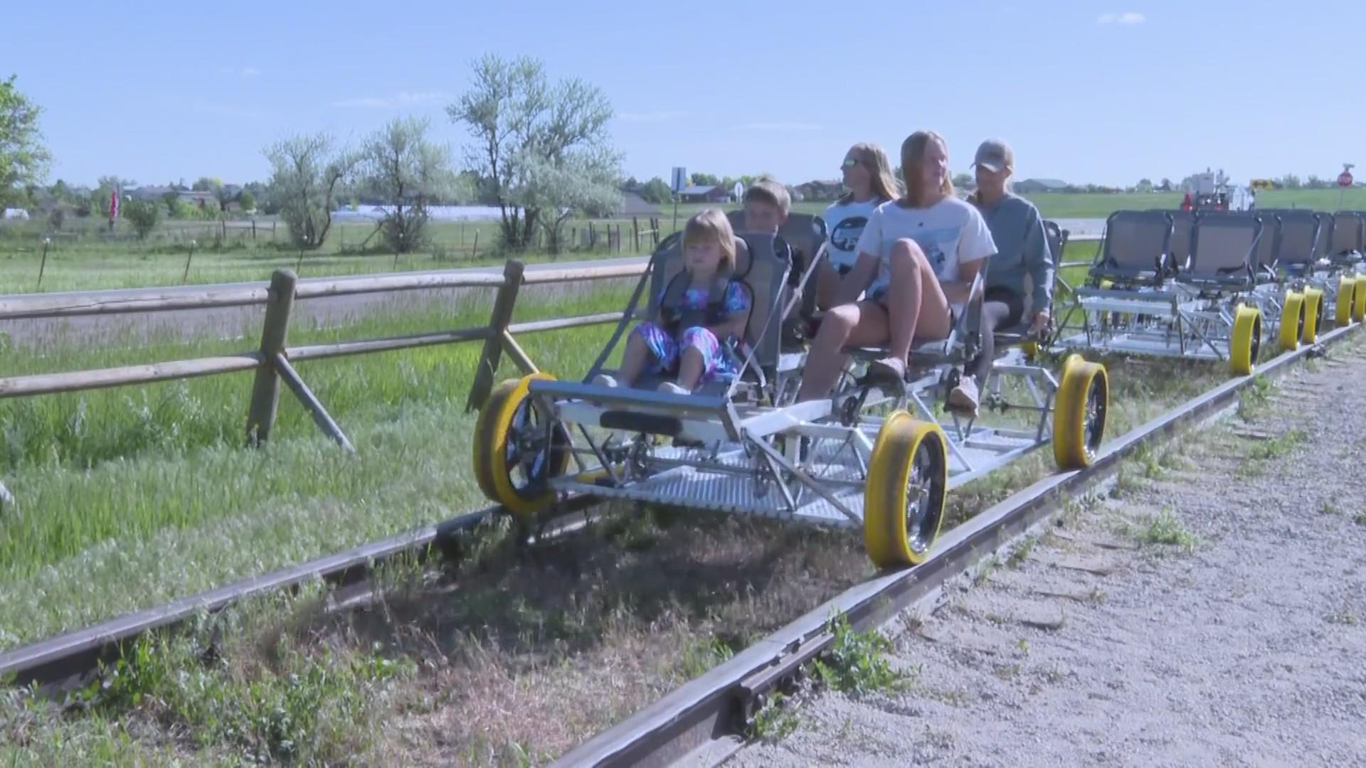 Railbiking is a new family activity to try out in Colorado town of Erie ...