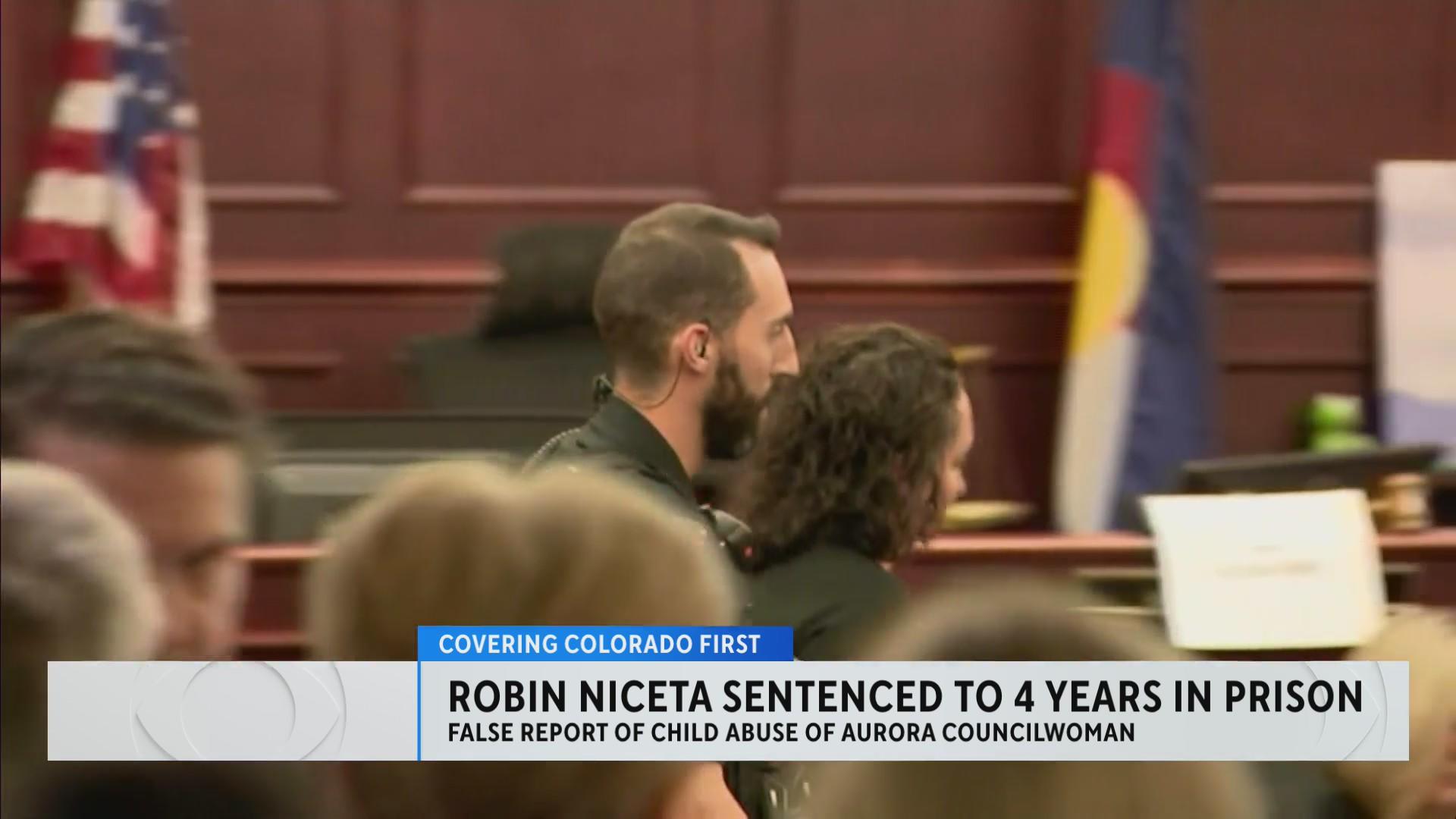 Robin Niceta sentenced to 4 years in prison by Colorado judge - CBS ...