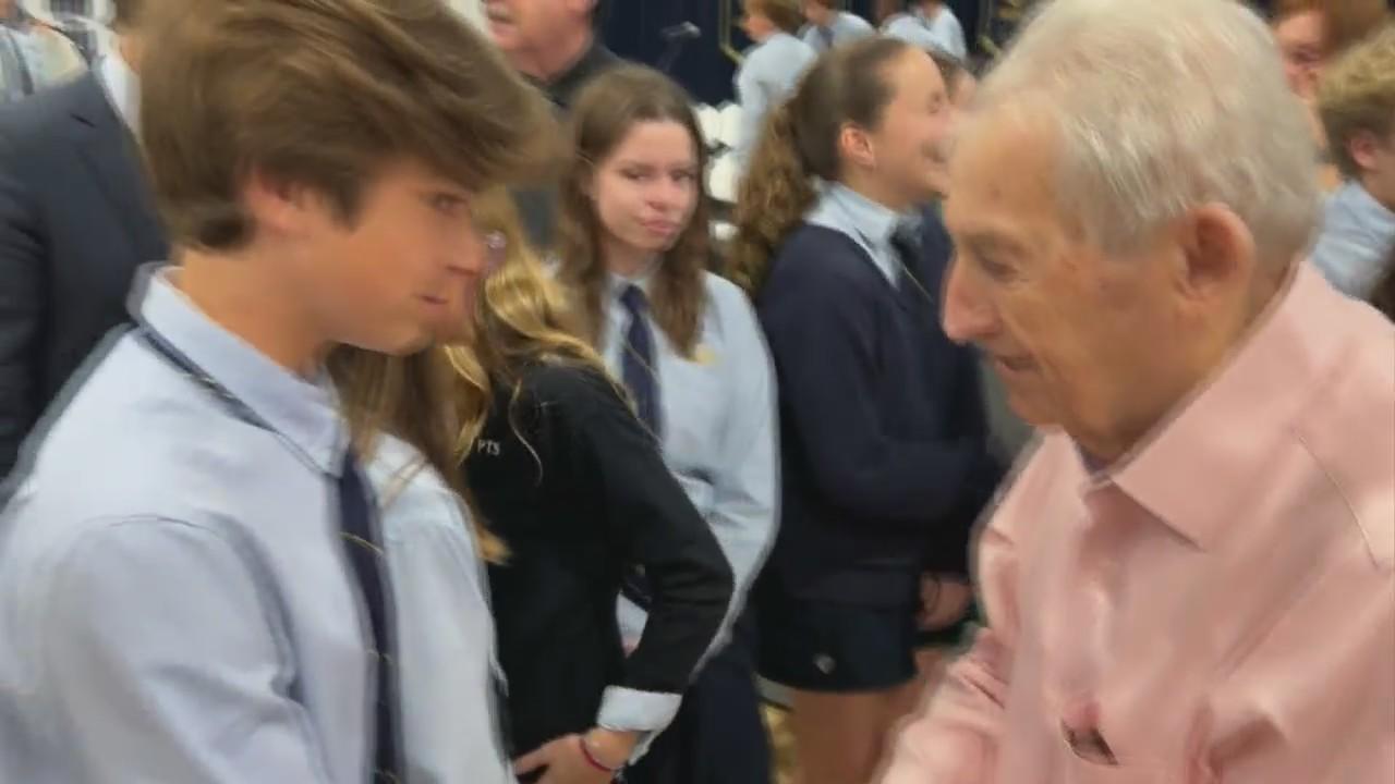 Holocaust survivor David Schaecter shares story with South Florida ...