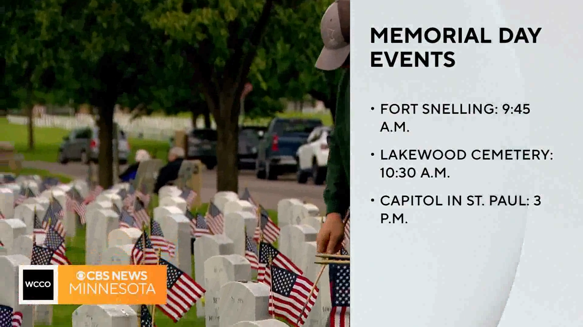 How Memorial Day is being marked across Minnesota - CBS Minnesota
