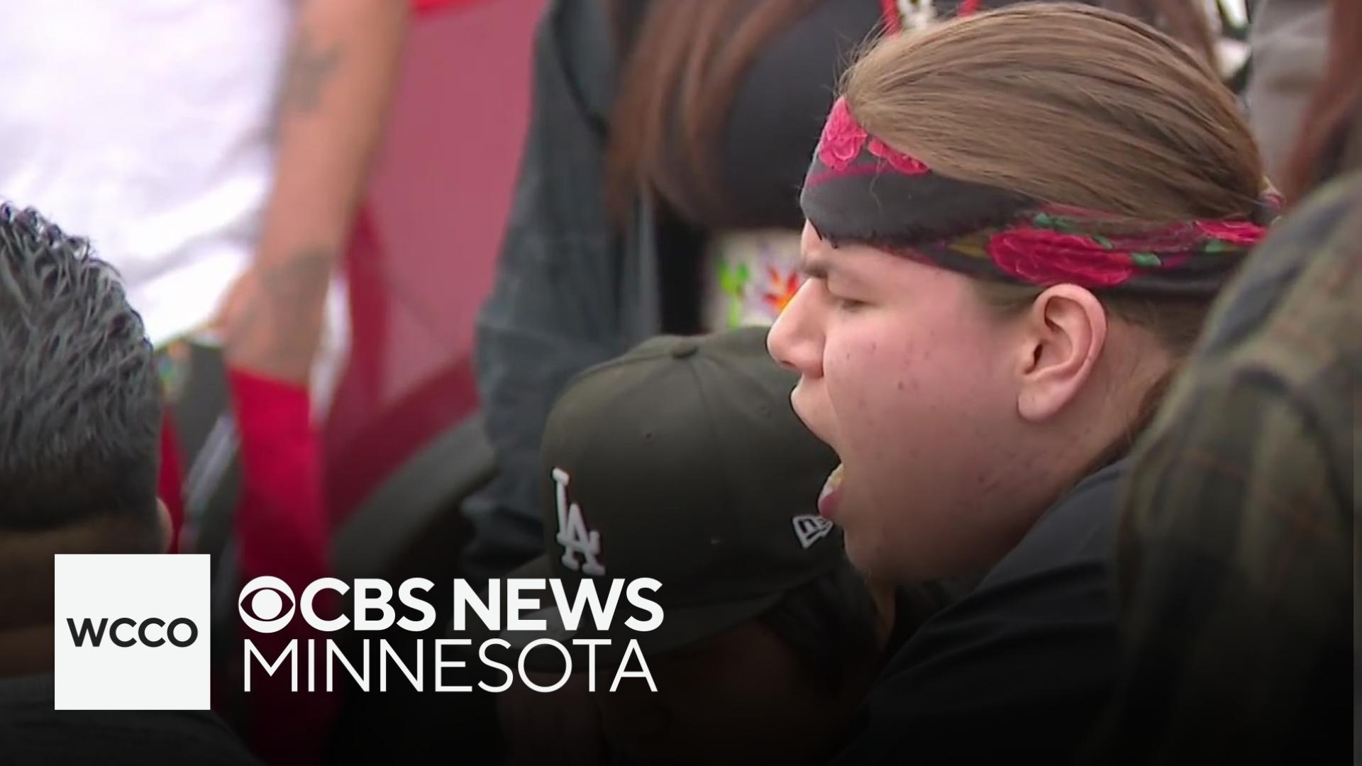 Ojibwe song played outside northern Minnesota graduation after school ...