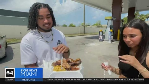 TikTok influencer Keith Lee has customers lining up at Coop's Pit BBQ food truck - CBS Miami
