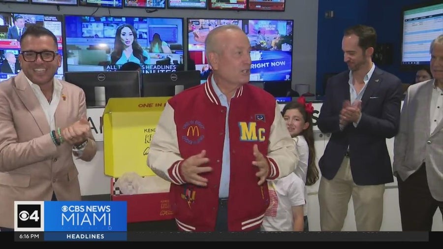 McDonald's recognizes CBS News Miami's Eliott Rodriguez with "In the ...