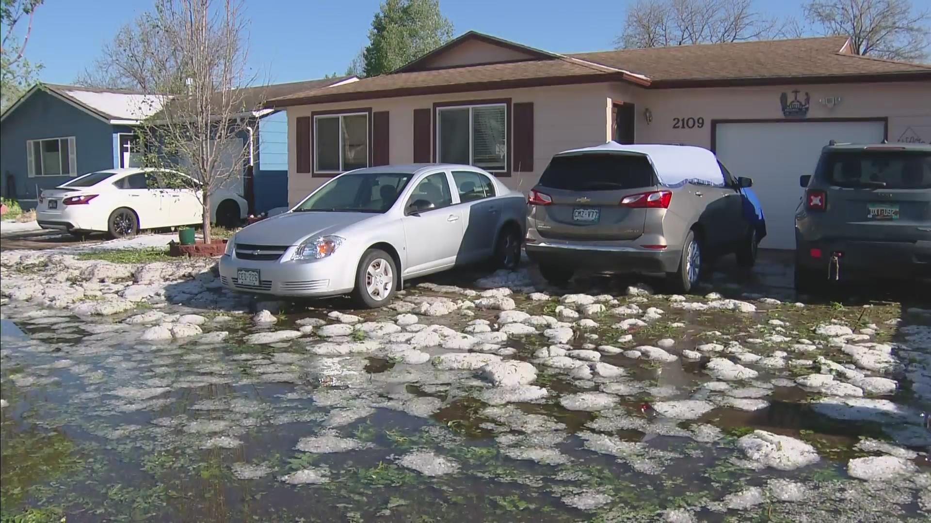 Severe storms cause flooding in northeastern Colorado, hail piles up on ...