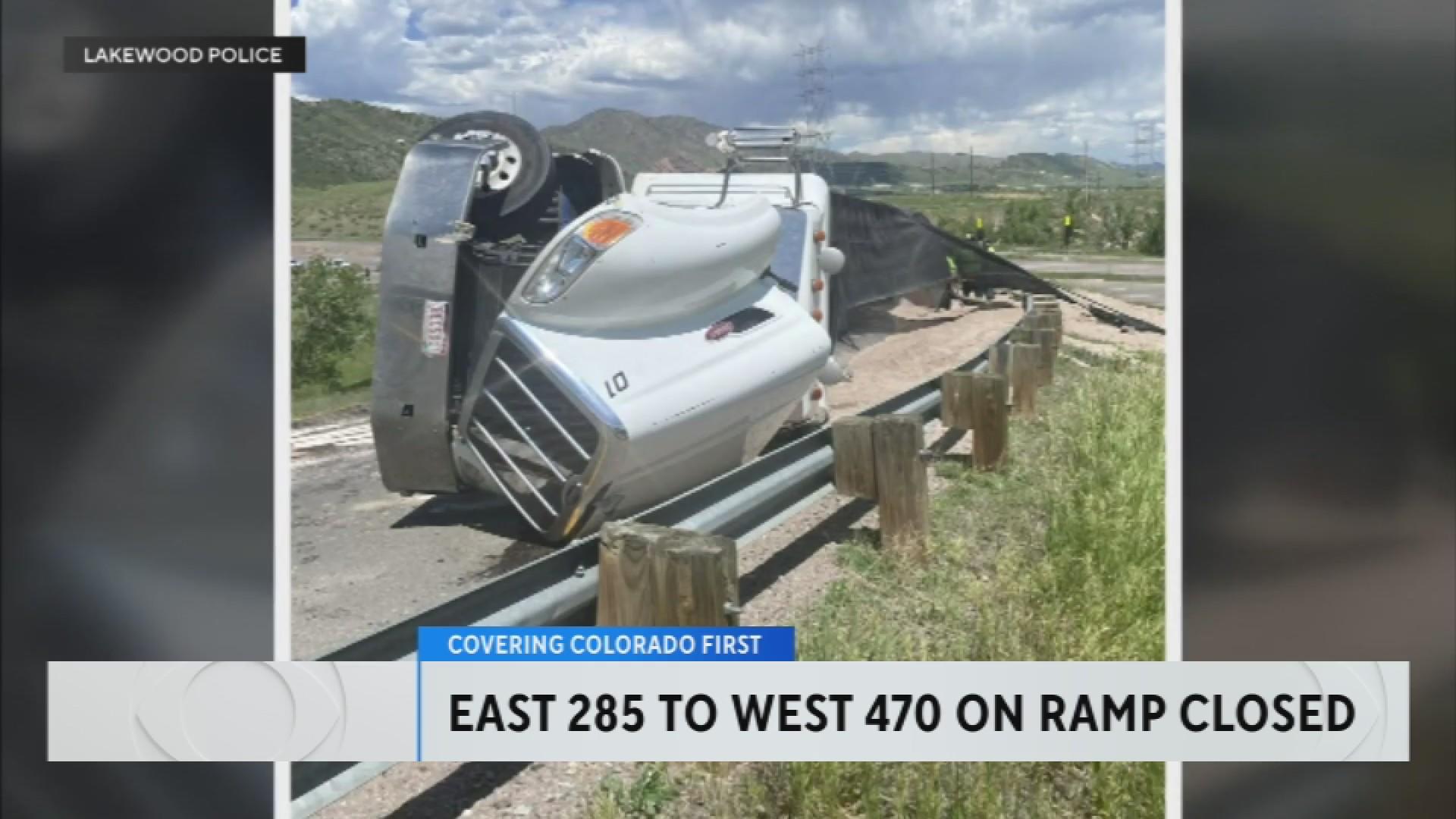 East 285 on-ramp to West 470 closed after rollover crash involving ...