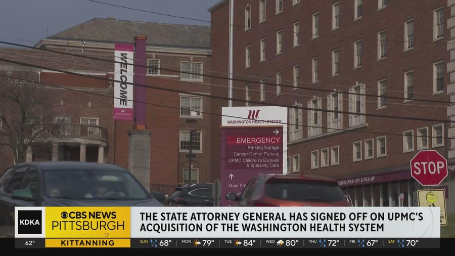 UPMC's merger with Washington Health System becomes official - CBS ...