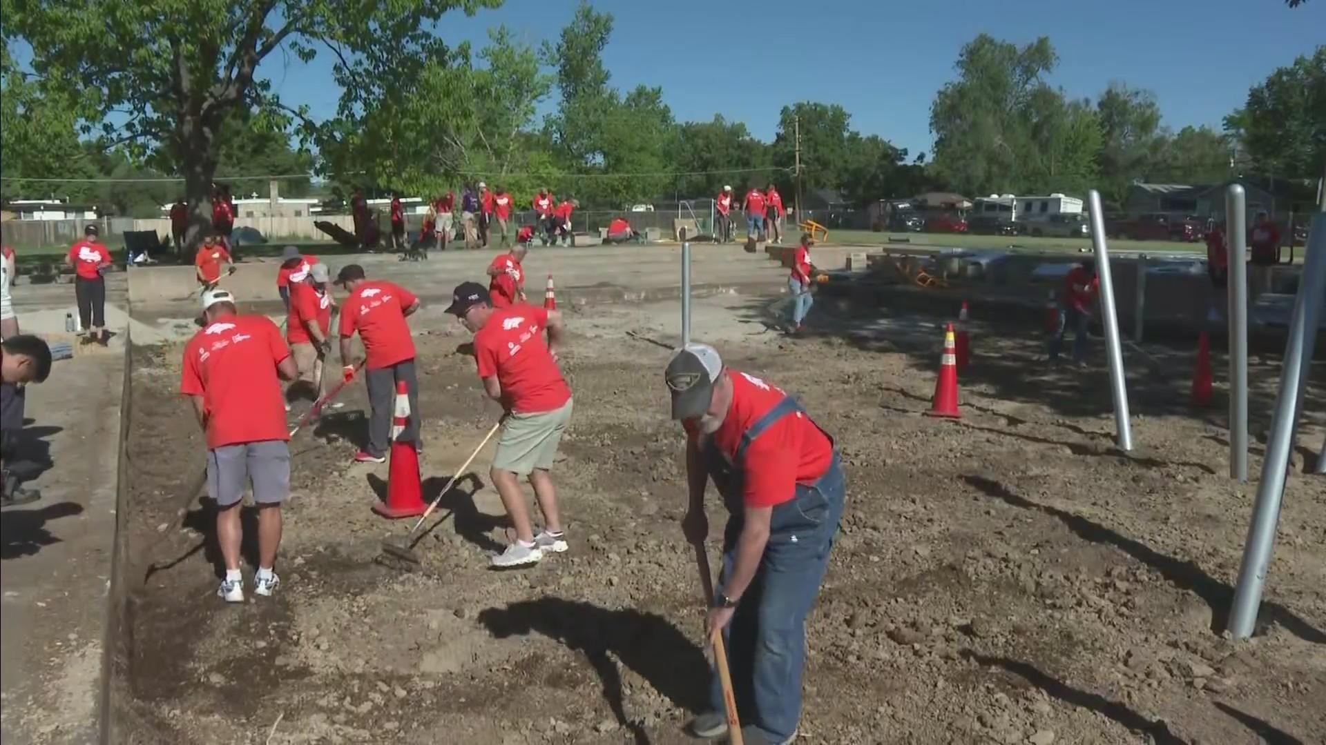 Colorado school enjoys new playground with help of the Denver Broncos ...