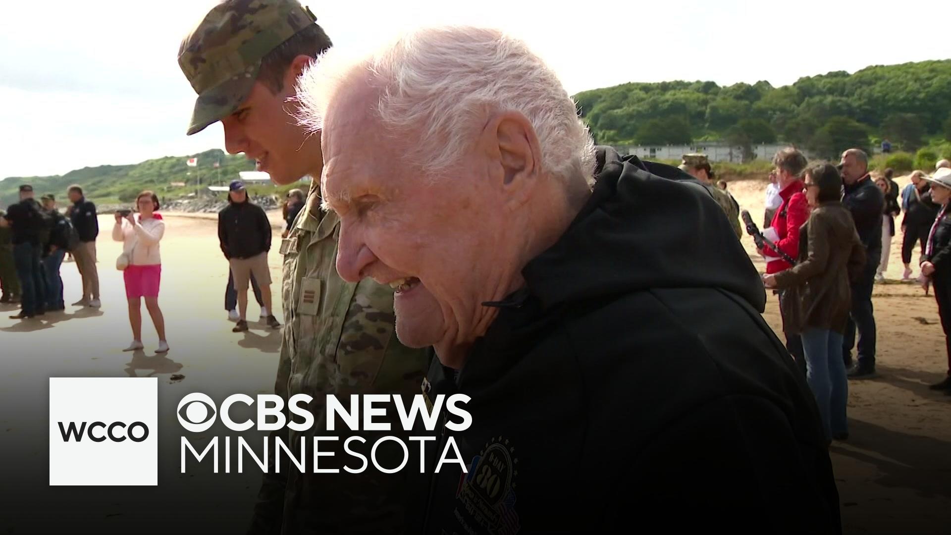 100-year-old Minnesota veteran makes first-ever trip to Normandy to ...