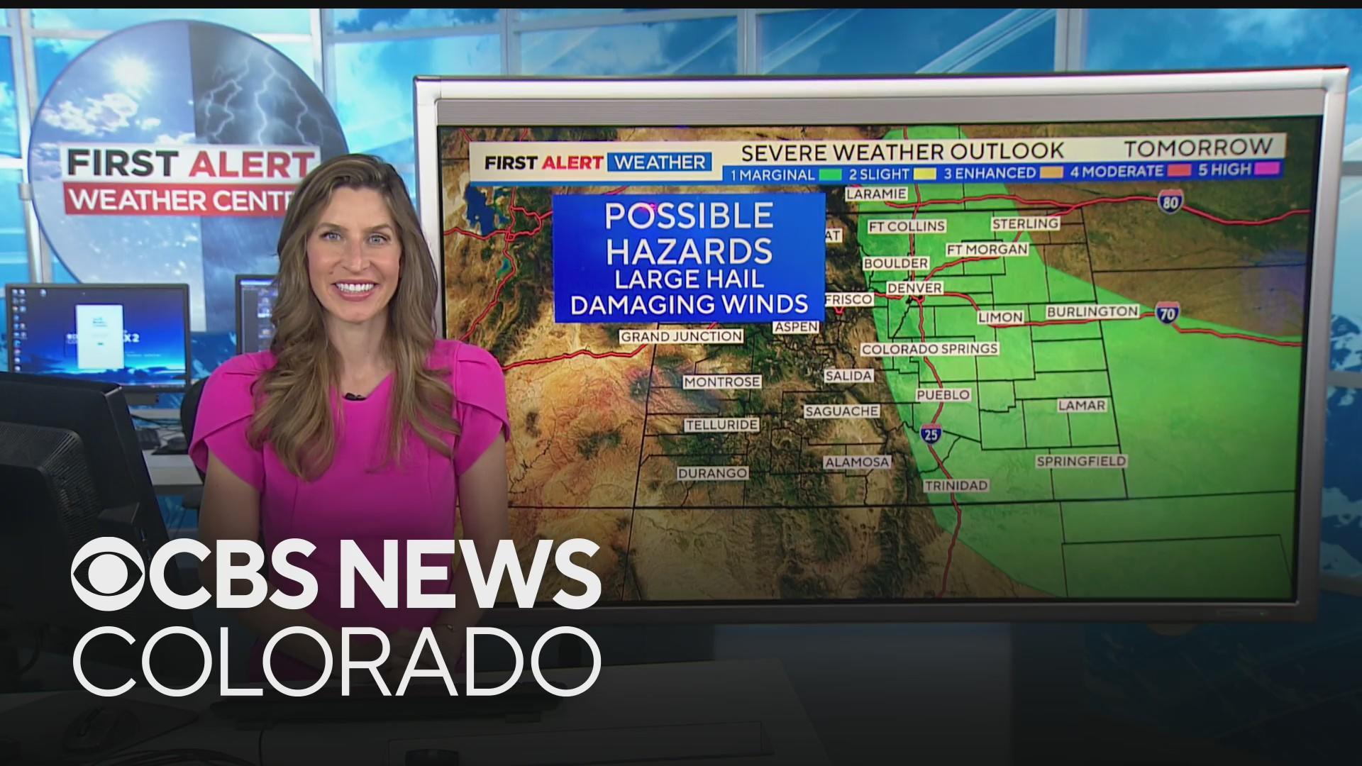 Threat for severe storms returns in Colorado this weekend - CBS Colorado