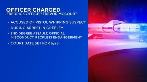Frederick police officer charged, accused of pistol-whipping suspect ...