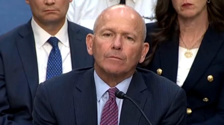 Boeing CEO David Calhoun grilled by lawmakers as new whistleblower ...