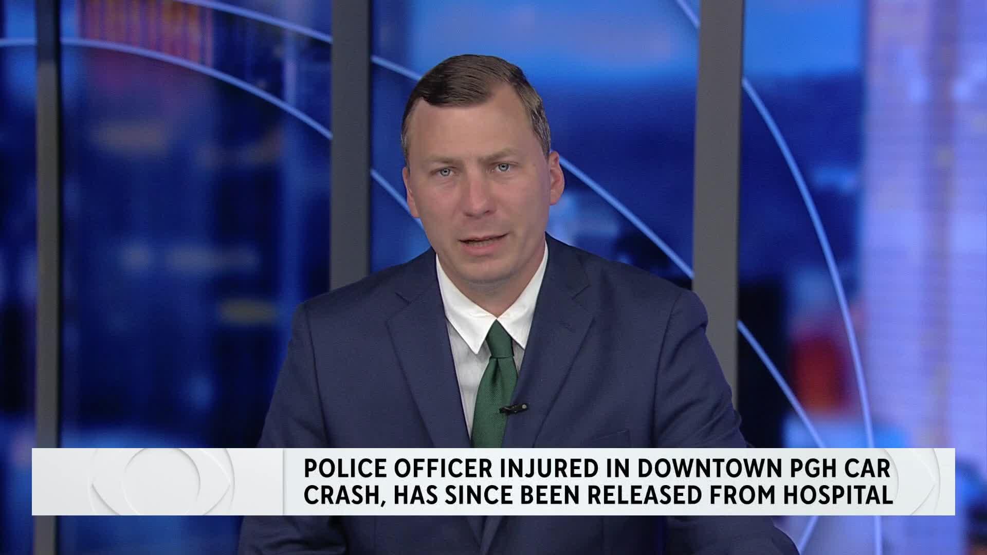 Pittsburgh police officer recovering after car accident - CBS Pittsburgh