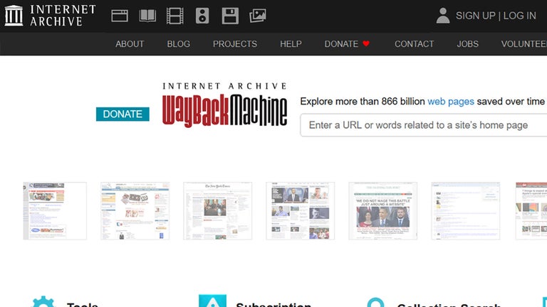 The Wayback Machine, a time machine for the web - CBS News