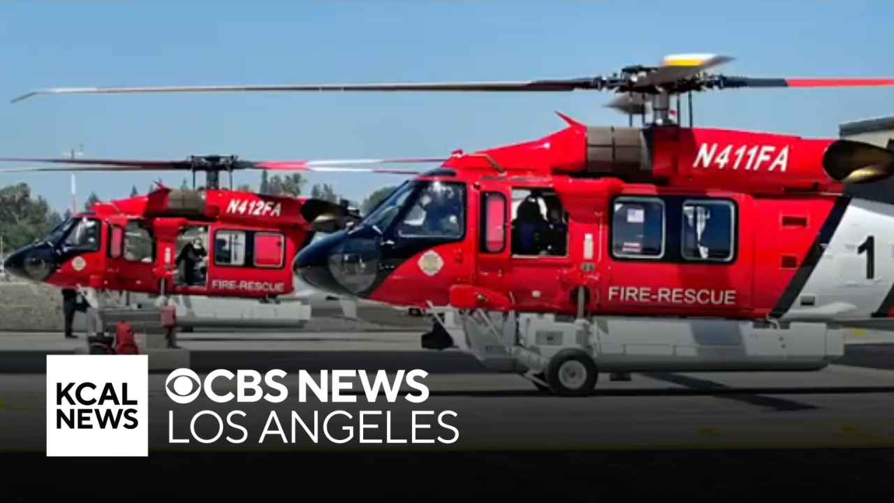 Orange County Fire Authority receives two new firefighting helicopters ...