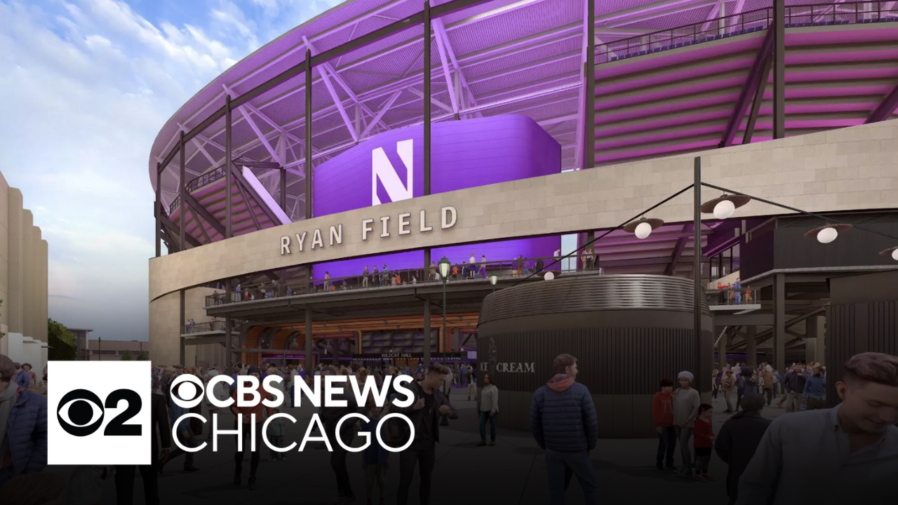 Northwestern University breaks ground on new Ryan Field - CBS Chicago